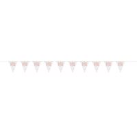 Glitz Rose Gold Happy Birthday Pennant Banner – Party America
