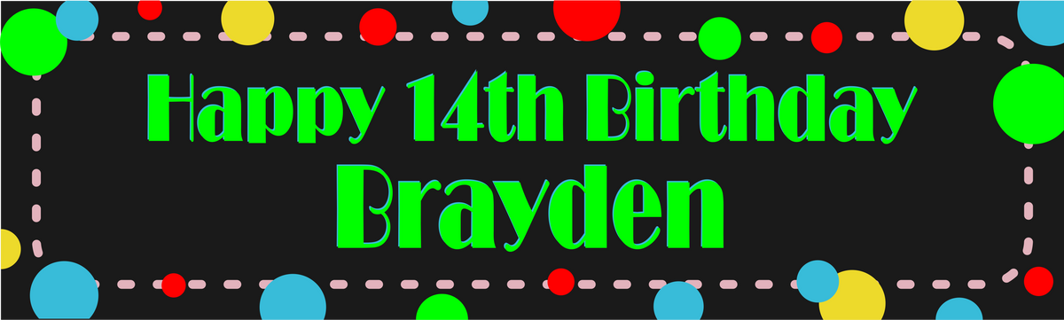 Bright Dots Banner – Party America