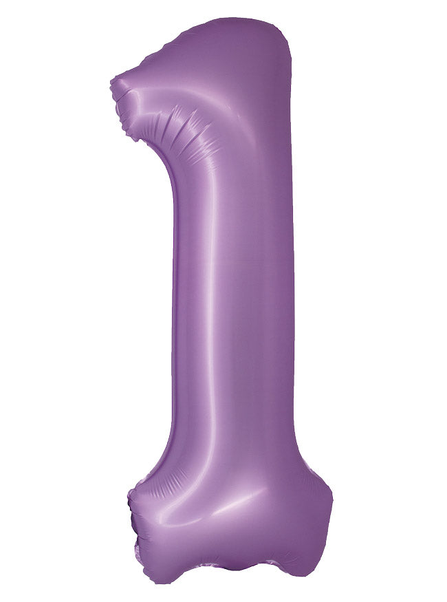 Jumbo Matte Purple Number 1 Balloon – Party America