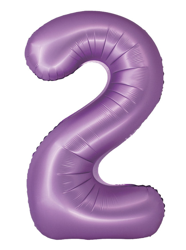 Jumbo Matte Purple Number 2 Balloon – Party America