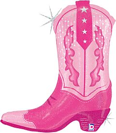 Cowgirl Pink Jumbo 29" Boot Balloon – Party America