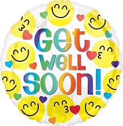 Get Well Soon! Emoticon Balloon – Party America
