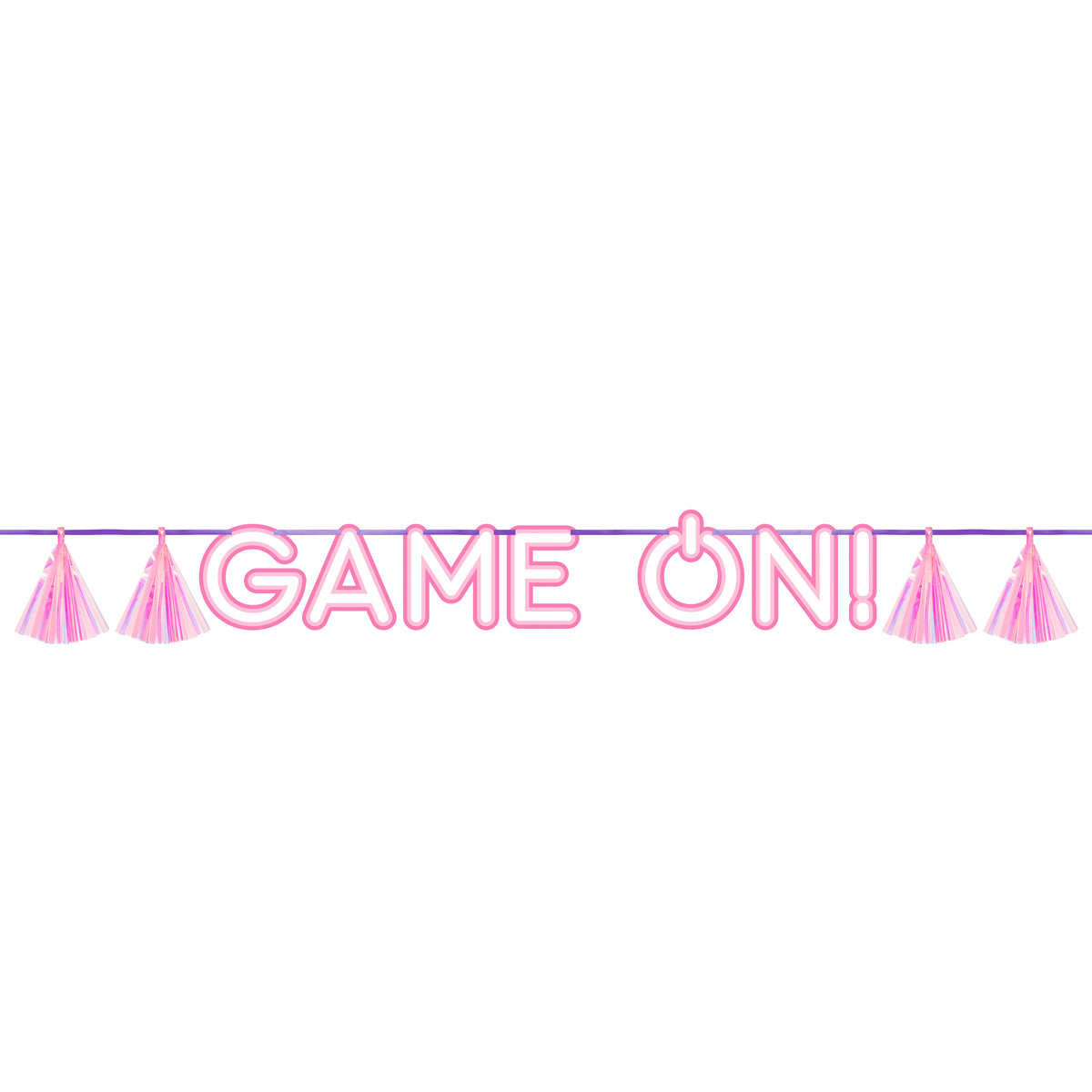 Digital Game Banner with Tassels – Party America