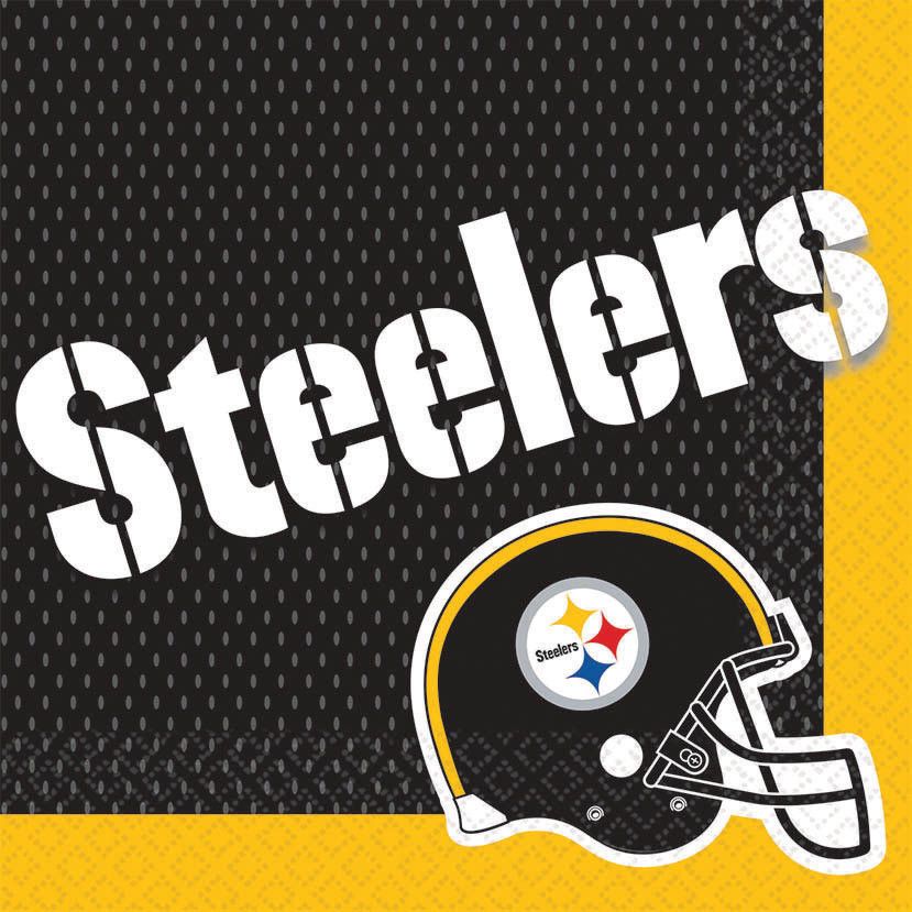 Pittsburgh Steelers Lunch Napkins 16ct – Party America
