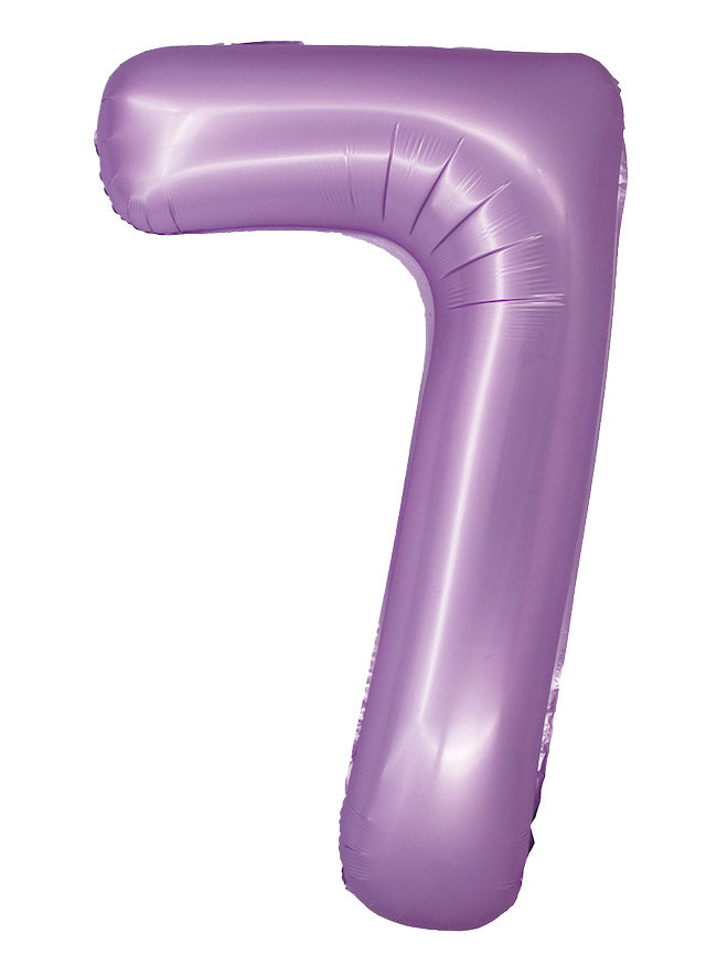 Jumbo Matte Purple Number 7 Balloon – Party America