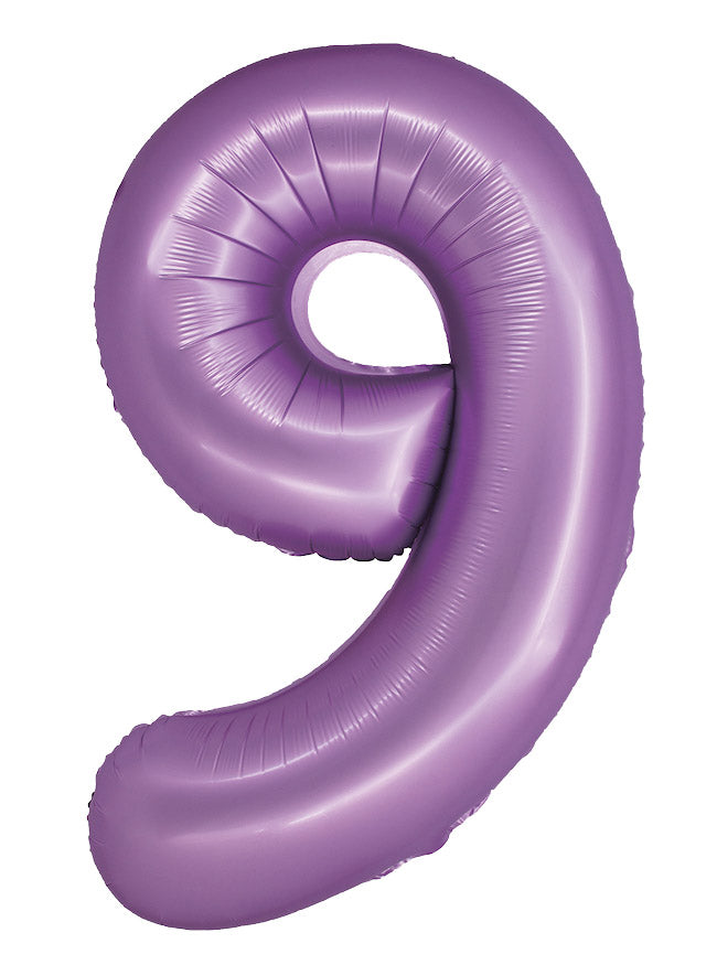 Jumbo Matte Purple Number 9 Balloon – Party America
