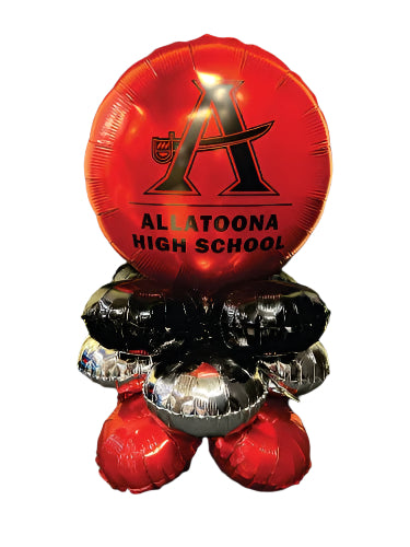 Allatoona High School Logo Foil Triple Stack Centerpiece – Party America