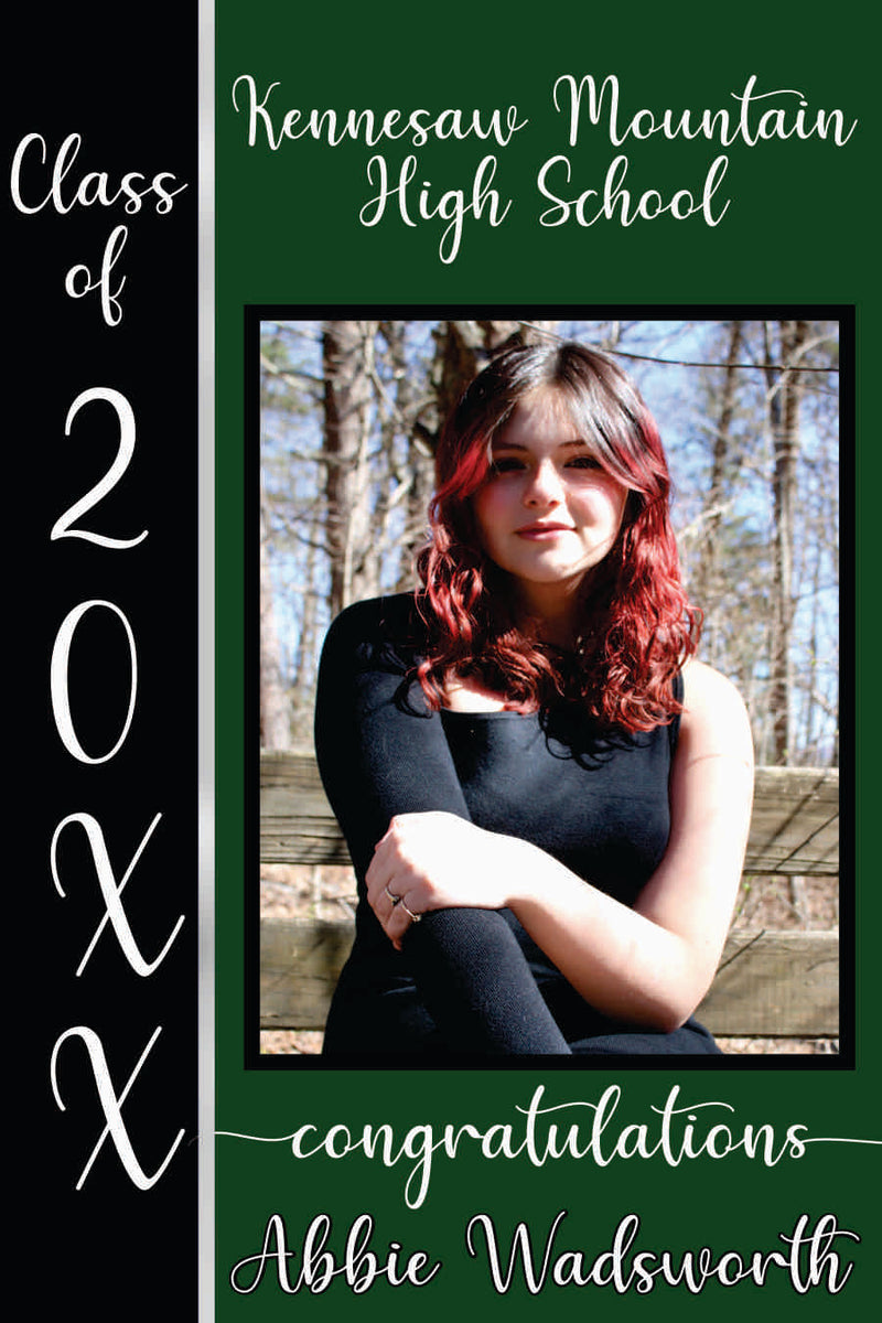 Kennesaw Mountain High School Graduation Easel Sign 24" x 36" GES04 ...