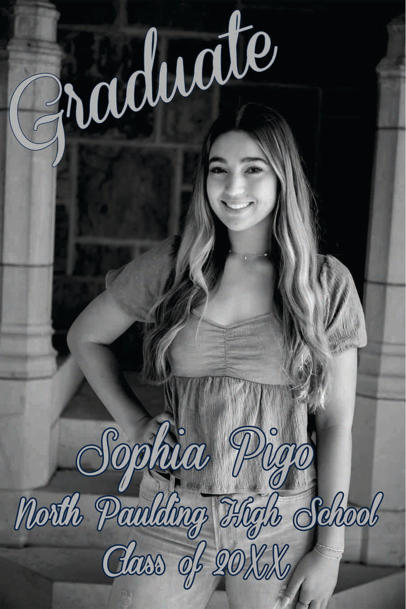 North Paulding High School Graduation Easel Sign 24" x 36" GES06 ...