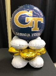 Georgia Tech Logo Foil Triple Stack Centerpiece – Party America