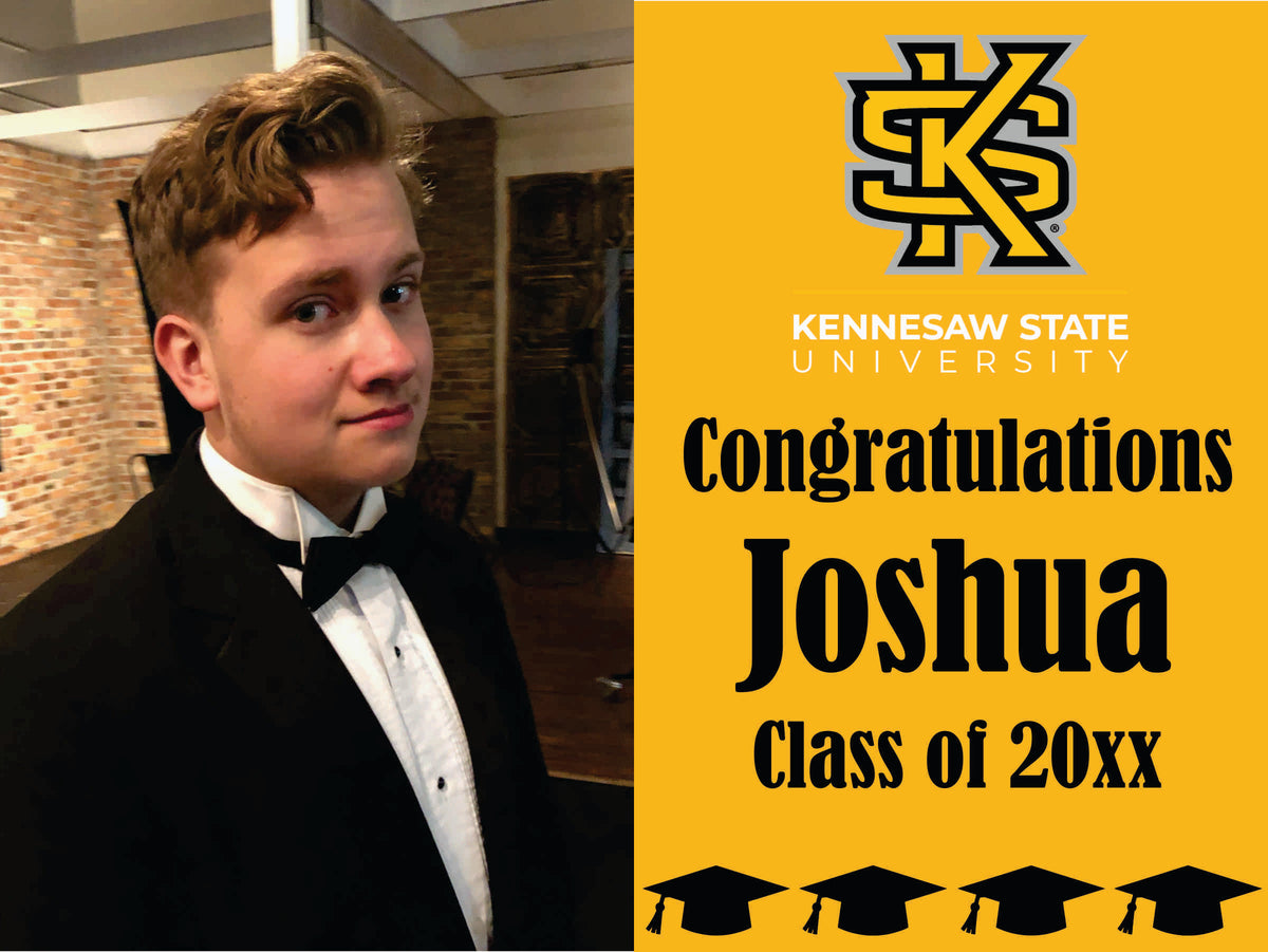 Kennesaw State University Graduation Yard Sign 18" x 24" GLS07 – Party ...