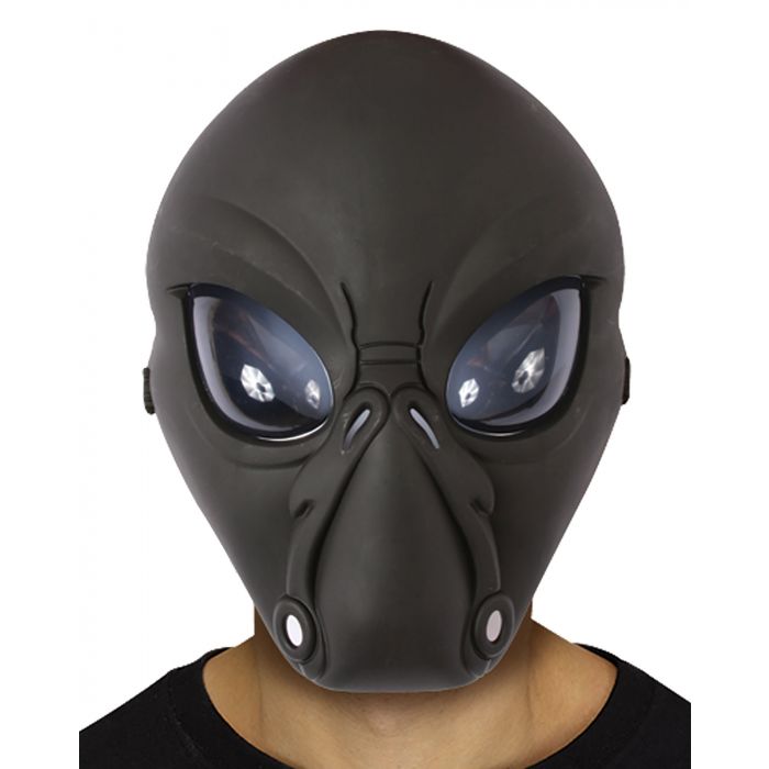 Black Alien Half Mask – Party America