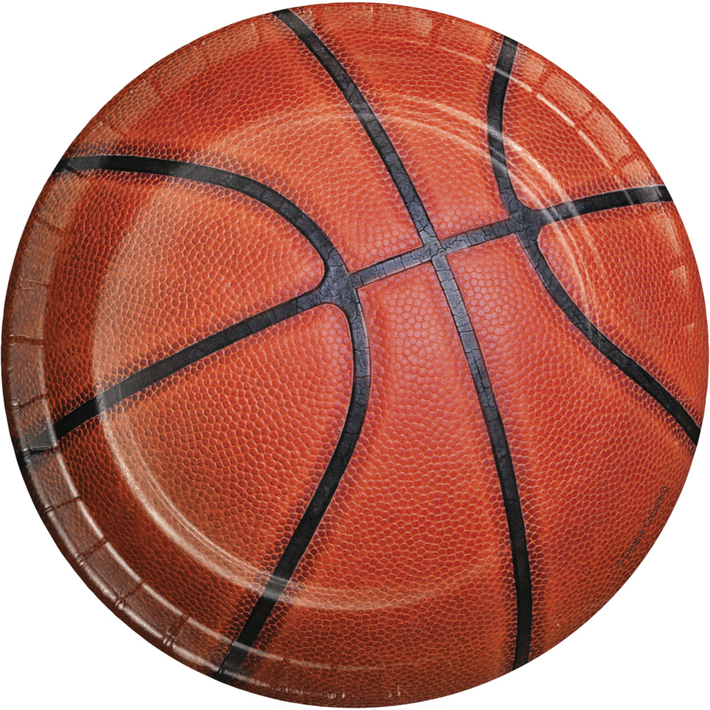 Basketball Dessert Plates – Party America