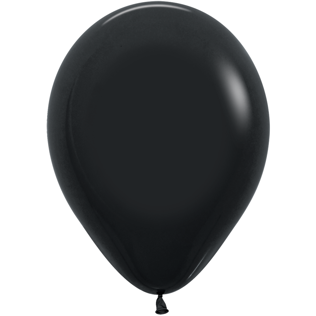 Inflated Black Latex Balloon – Party America