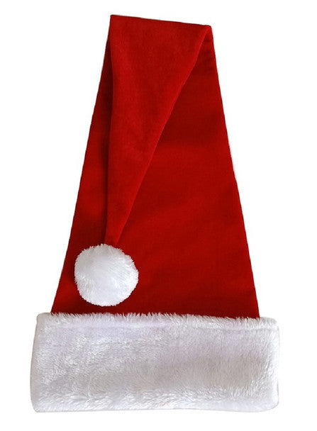 Santa Hat Red Velvet 36 inch – Party America