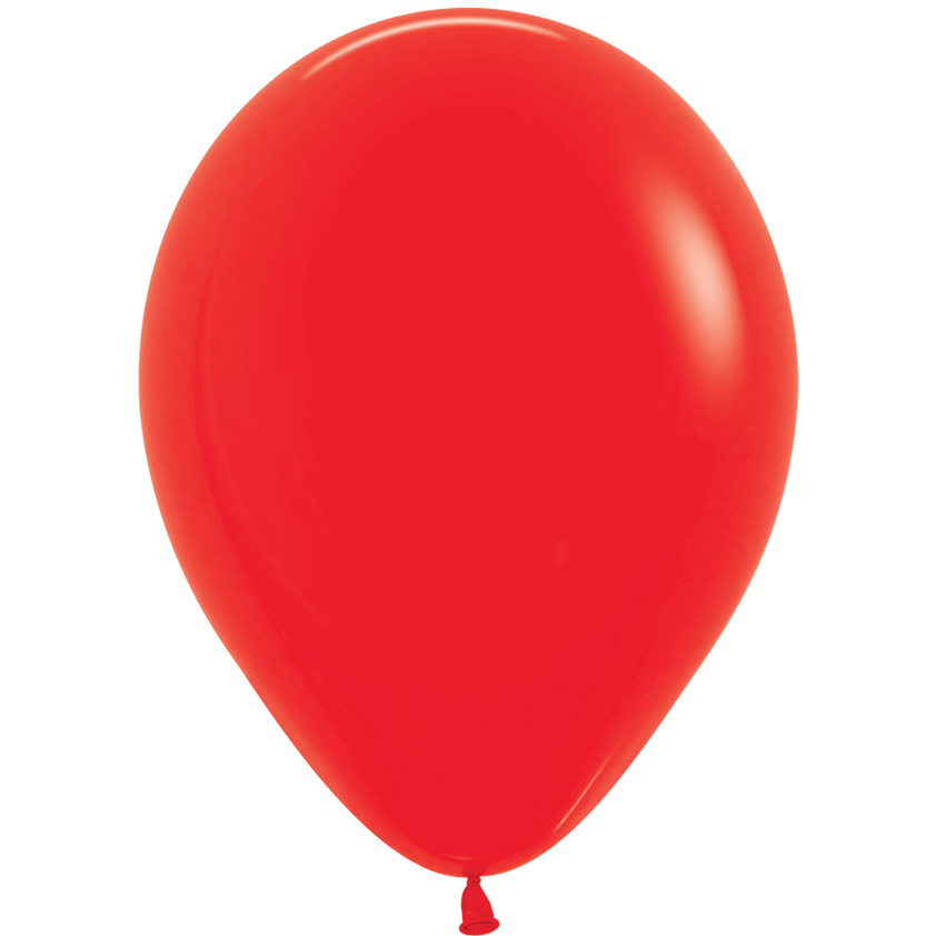 Inflated Red Latex Balloon – Party America
