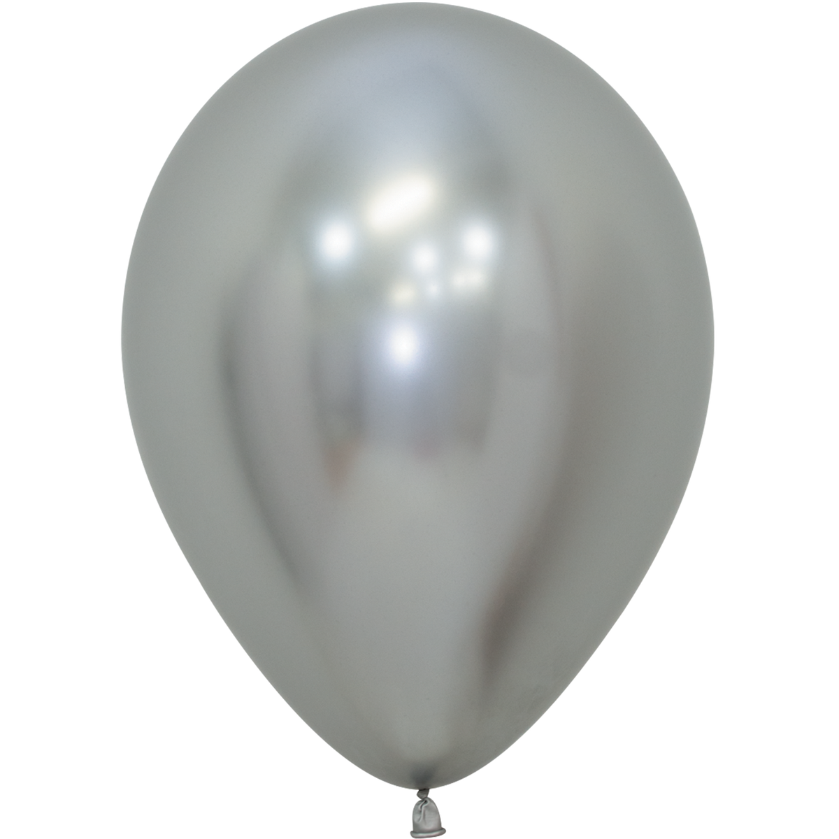 Inflated Reflex Silver Latex Balloon – Party America