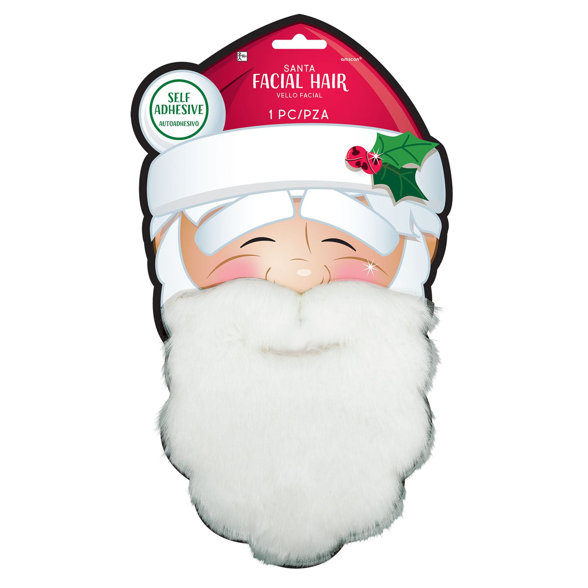 Santa Plush Facial Hair Set – Party America