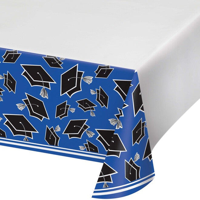 Grad Cap Blue Tablecover – Party America