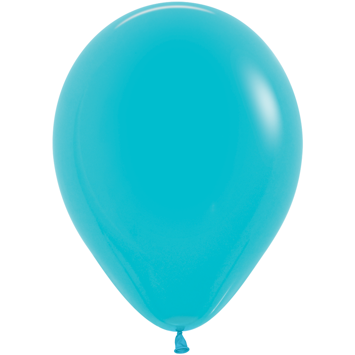 Inflated Turquoise Latex Balloon – Party America