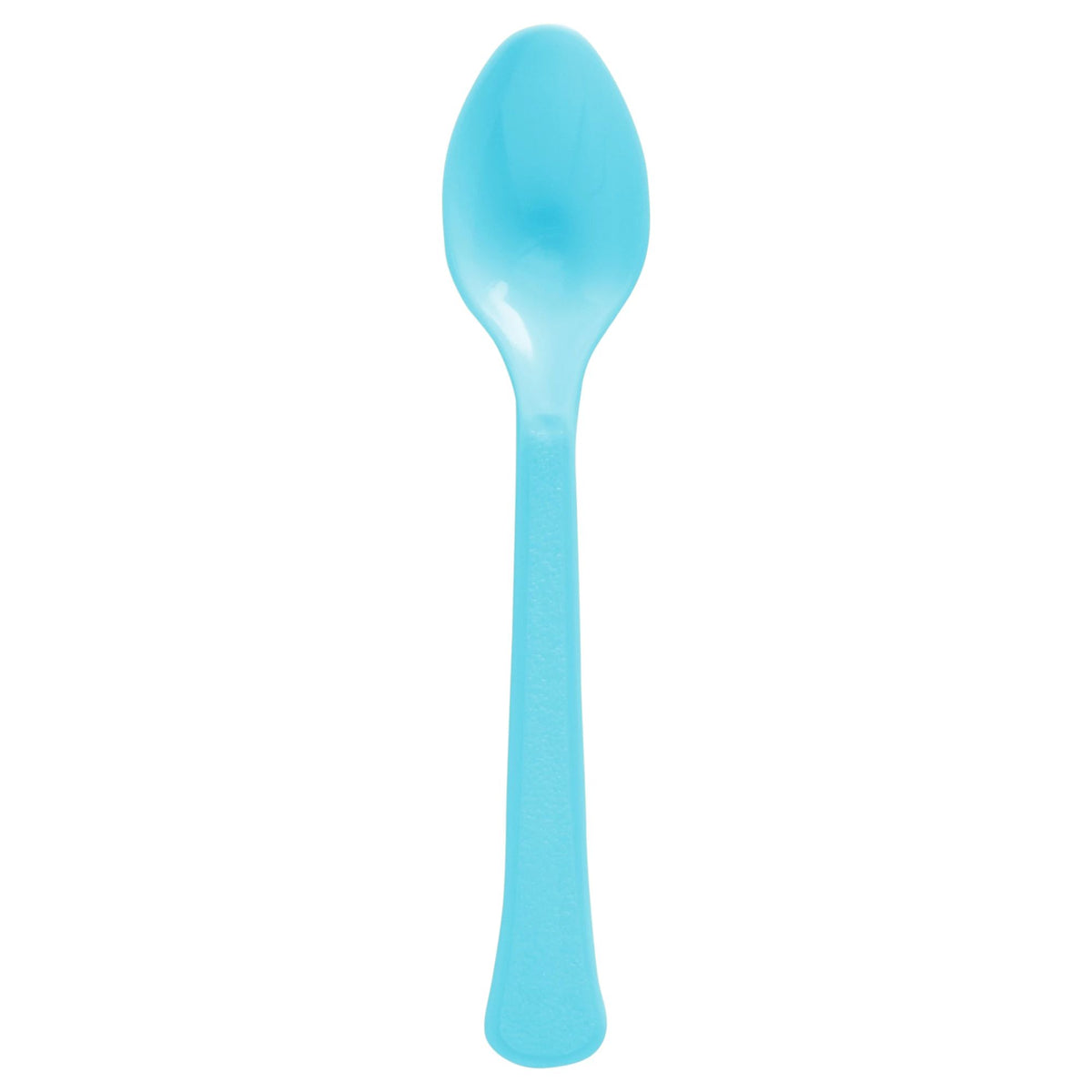 Caribbean Blue Plastic Spoons 50ct – Party America