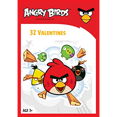 Angry Birds Valentine Exchange Cards 32ct – Party America