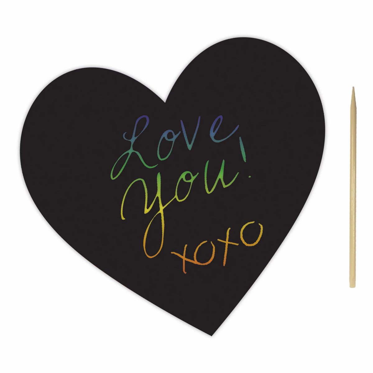 Valentine's Heart Scratch Art 24ct – Party America