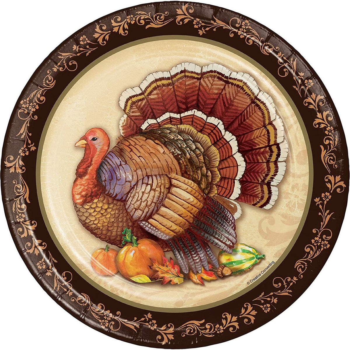 Thanksgiving Splendor Dessert Plates – Party America